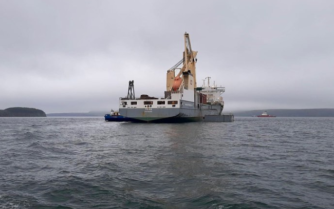 De-Kastri port handles second batch of large-size equipment for Amur GPP